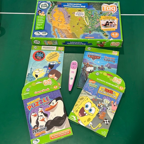Leap Frog Tag | Toys | Leap Frog Tag System With Pen Books And Map ...